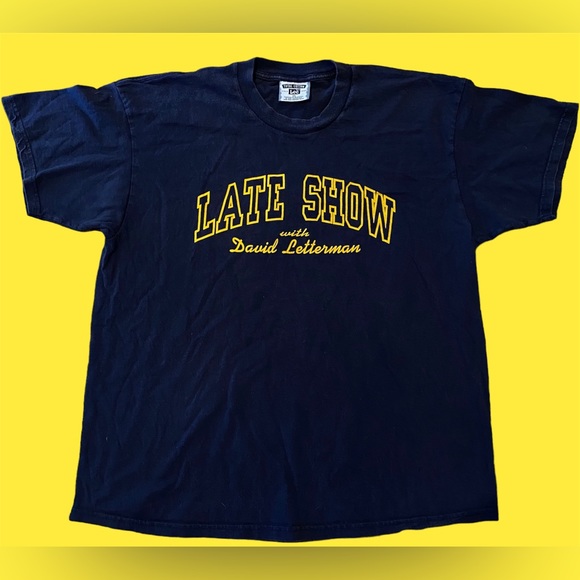 Lee | Shirts | Vintage Late Show With David Letterman Tee 39 | Poshmark